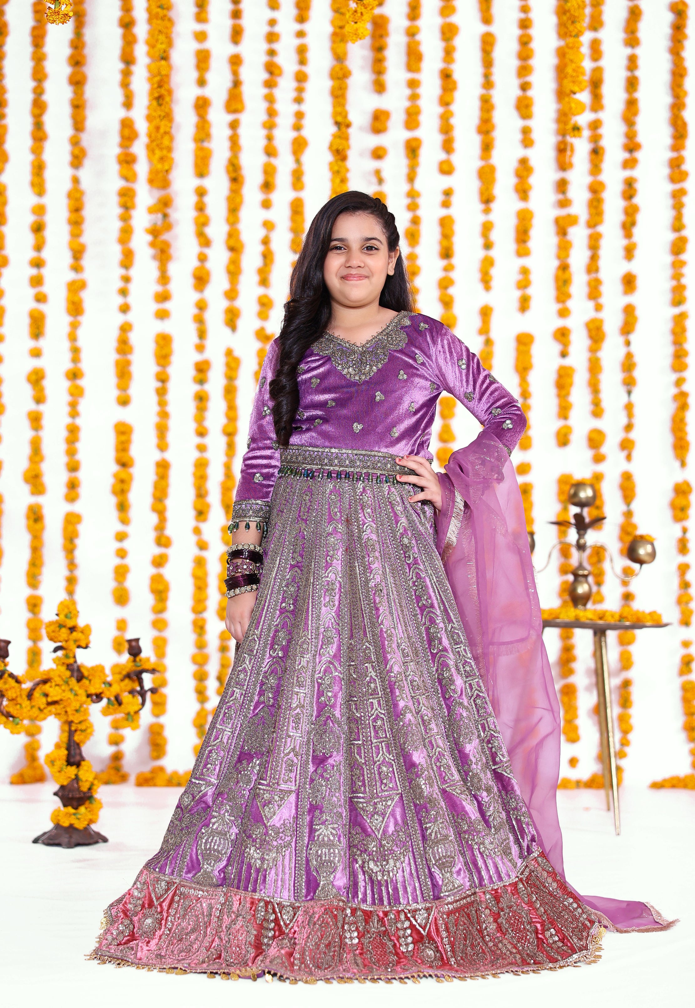 Nanhi Hoor Kids Bridal Dress KNH-006 | Kashees Collection| – Kashees Boutique